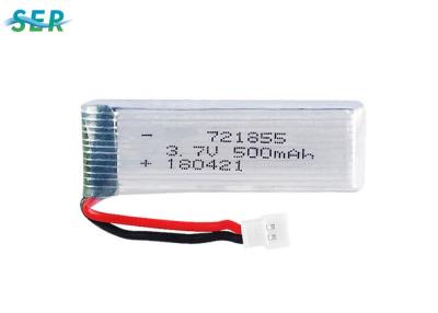 China Intelligent RC Clipo Battery Pack 20C 721855 3.7V 500mAh High Discharge Lithium Polymer Battery for sale