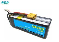 China 35C 14.8V 1800mAh Li-Polymer Rechargeable Battery for RC Helicopters, Drones and Cars for sale