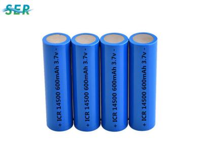 China 14500 AA Size Lithium Ion Rechargeable Battery 3.7V 700mAh for Electric Toothbrush and Portable Devices for sale