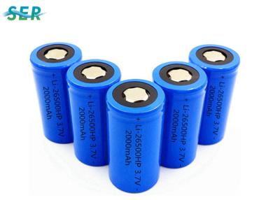 China ICR26500 3.7V 2000mAh Lithium-Ion Battery with 10C High Discharge Rate for Industrial Applications for sale