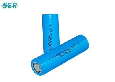 China 3.2V 1500mAh LiFePO4 IFR 18650 Rechargeable Battery Cell with 500-1000 Cycle Life for High Temperature Applications for sale