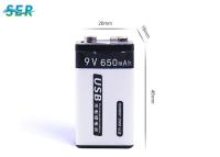 China 9V 650mAh Rechargeable Lithium Battery Pack for Meters and Fire Alarms - 10 Year Storage Life for sale