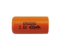 China ER10250 400mAh 3.6V Lithium Thionyl Primary Cell for Automatic Meter Reading -55°C to +85°C for sale