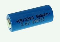 China ER10280 LiSOCL2 Battery 3.6V 500mAh Wire Lithium Thionyl Chloride for Military Radio for sale
