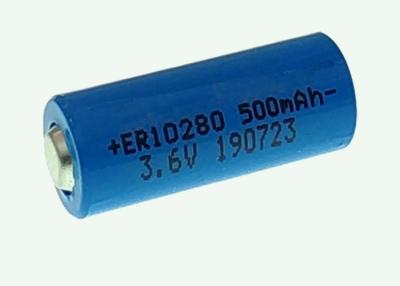China ER10280 LiSOCL2 Battery 3.6V 500mAh Wire Lithium Thionyl Chloride for Military Radio for sale
