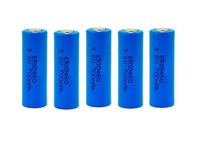China Cyclindrical ER10450 3.6 Volt AAA Li SOCl2 Battery For No.7 Smoke Sensor for sale