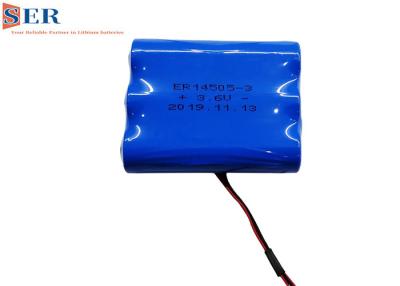 China 3.6V 5400mAh NB-IoT Water Meter Battery ER14505-2 HPC1550 GPS Positioning Device for sale