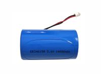 China 3.6V 14Ah LiSOCL2 D Size Battery ER34615M with Wire Leads Connector for Alarms for sale