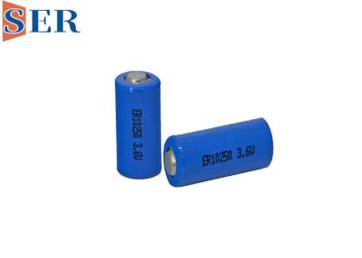China ER10250 1/2 AAA 3.6V Lithium Thionyl Chloride Battery 400mAh Bobbin Type LiSOCl2 for sale