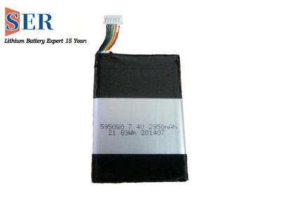 China Custom 7.4V Lithium Polymer Battery 250-5000mAh with BQ27200 Protection Circuit for Industrial Applications for sale