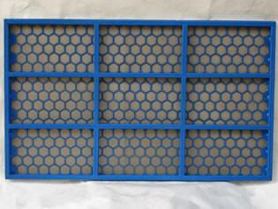 China Steel Frame Screen for Shale Shakers - 20-325 Mesh Range with 585×1165mm to 913×650mm Dimensions for sale