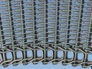 China Spiral Conveyor Belt with Heat Resistance up to 2000°F for Food Processing and Industrial Applications for sale
