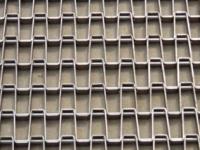 China Flat Wire Conveyor Belt with C1015-C316L Steel Options for Food Processing and Industrial Applications for sale