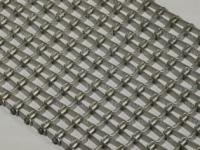 China Flat Wire Conveyor Belt with C1015-C316L Steel Options for Food Processing and Industrial Applications for sale