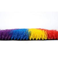 China Factory Low Price Rainbow Artificial Grass 15mm Decoration Synthetic Artificial Turf Carpet Landscaping Artificial Grass Mat for sale