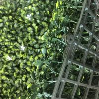 China Wholesale Green Plant Wall Artificial Lawn Boxwood Hedge Garden Backyard Home Backdrop Decor Milan Grass Flower Plant Wall for sale