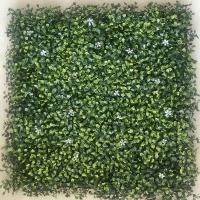 China Wholesale Green Plant Wall Artificial Lawn Boxwood Hedge Garden Backyard Home Backdrop Decor Milan Grass Flower Plant Wall for sale