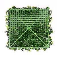 China Wholesale Price Custom Outdoor Panels Grass Fence Grass Wall Plant Artificial Hedge Boxwood Panels 7 Pieces for sale