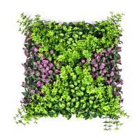 China Sell High-Quality Good Price Artificial Green Grass Wall Panels Background Plant Artificial Wreath For Indoor Home Wall Decor for sale