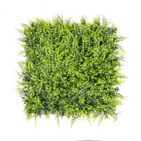 China Sell High-Quality Good Price Artificial Green Grass Wall Panels Background Plant Artificial Wreath For Indoor Home Wall Decor for sale