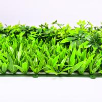 China Wholesale Price Custom Flexible And Wear-Resistant Artificial Green Plant And Grass Flower Wall for sale