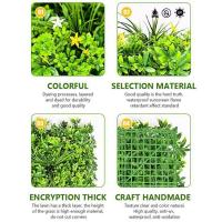 China Professional Manufacture Promotion Price Artificial Plant Wall Cable Mildew Proof Green Plant Privacy Wall for sale