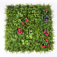 China Wholesale Quality Uv Artificial Plant Rubberized Plants Wall Boxwood Panels Hedge Artificial Plant Grass Wall for sale
