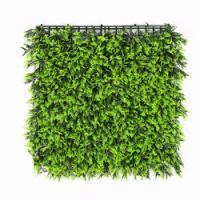 China Wholesale Quality Uv Artificial Plant Rubberized Plants Wall Boxwood Panels Hedge Artificial Plant Grass Wall for sale