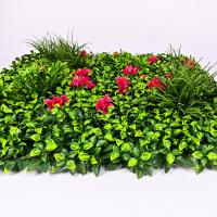 China High Grade New Design Outdoor Grass Wall Backdrop Beautiful Artificial Plants Grass Wall Backdrop for sale