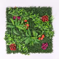 China Wholesale Colorful Fashion Panel Artificial Plant Grass Wall Decoration Artificial Climbing Plants For Wall for sale