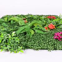 China High Quality Affordable Wholesale Vertical Artificial Plant Wall Hedge Uv Grass Greenery Wall Panel for sale