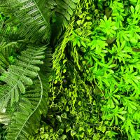 China Durable Artificial Green Wall Plant Hanging Vine Outdoor Ornaments for sale
