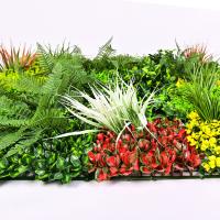 China Factory Direct Sale Good Price 3d Vertical Artificial Plants Hanging Wall Artificial Grass Wall Plant Mat for sale