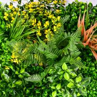 China Factory Direct Sale Good Price 3d Vertical Artificial Plants Hanging Wall Artificial Grass Wall Plant Mat for sale