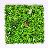 China Durable Artificial Plants Wall Flowers Hanging Wall Panel Ornaments for sale