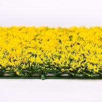 China Flower Decorative Artificial Plants Wall With Artificial Grass Hedge Backdrop for sale