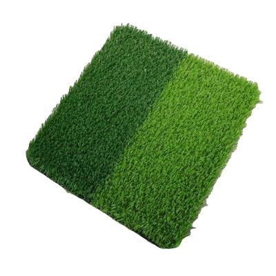 China Unfilled Outdoor Artificial Grass Landscape Mat Football Turf for sale