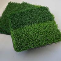 China Low Moq Commercial Outdoor Sports Flooring Artificial Grass Mat Non Slip Unfilled Football Artificial Grass Mat for sale