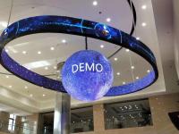 China IP33 Waterproof LED Sphere Display 1/16 Scan 0.8m 1m 1.2m Ball Diameter for sale
