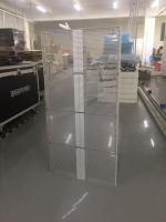 China Outdoor Advertising Transparent LED Video Screen 16384 Dots For Shopping Mall Shenzhen Factory for sale