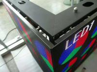 China Square Pillar Type LED Illuminated Video Walls 1.6mm Small Diagonal Seam Shenzhen Factory for sale