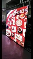 China 3.456m*2.88m 1920Hz Indoor LED Video Screen With Magnet Installable Plastic Cabinet Shenzhen Factory for sale