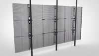China Show Outdoor Transparent 1920Hz High Refresh LED Video Screen 4500mcd High Brightness Shenzhen Factory for sale