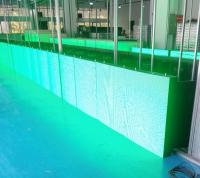 China Outdoor Curve Iron Cabinet Sport Advertising LED Display High Brightness P10 960mm*960mm Shenzhen Factory for sale