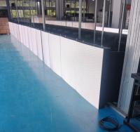 China Outdoor Curve Iron Cabinet Sport Advertising LED Display High Brightness P10 960mm*960mm Shenzhen Factory for sale