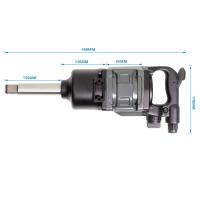 China High Torque Long Shaft Pneumatic Air Impact Wrench  Tire Repair Maintain for sale