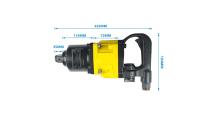 China Single Hammer Compressed Air Impact Wrench for sale