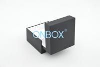 China Customizable Retail Jewelry Packaging Box 75x75x65mm with Hinge Closure for sale