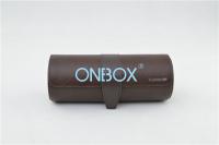 China Single Leather Watch Box Travel Case with Soft Pillow 80x200mm Customizable for sale