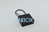 China Unique Speical Jewelry Gift Box Recycled Touch Paper Handbag Shape for sale
